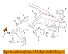 Nissan OEM 02-17 Altima Quarter Panel-pressure Vent 768059df0a for sale ...
