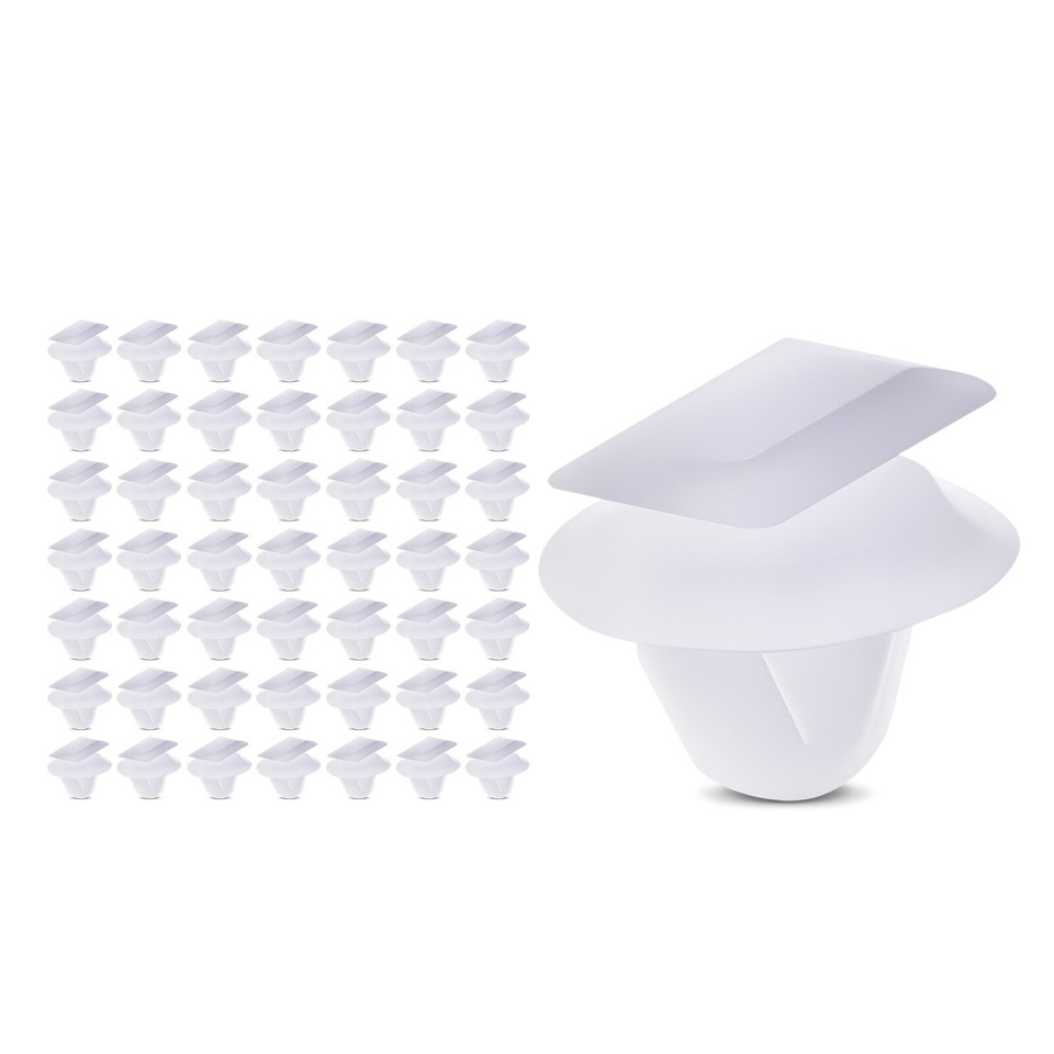 50Pcs 13mm Nylon Moulding Retainer Clip Fasteners for Mazda CX-7 07-12 ...