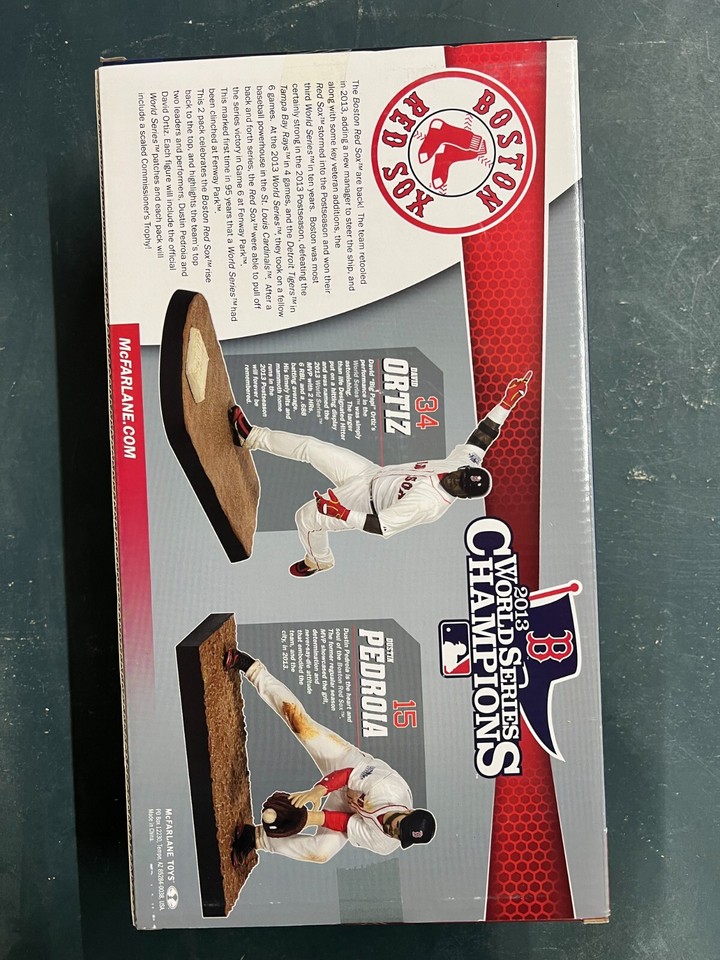 Mcfarlane MLB Figure Dustin Pedroia / David Ortiz 2013 World Series ...