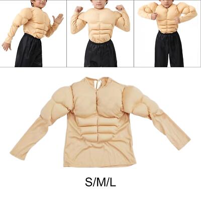 Muscle Shirt Child Costume Muscle Padding for Cosplay Party Supplies ...