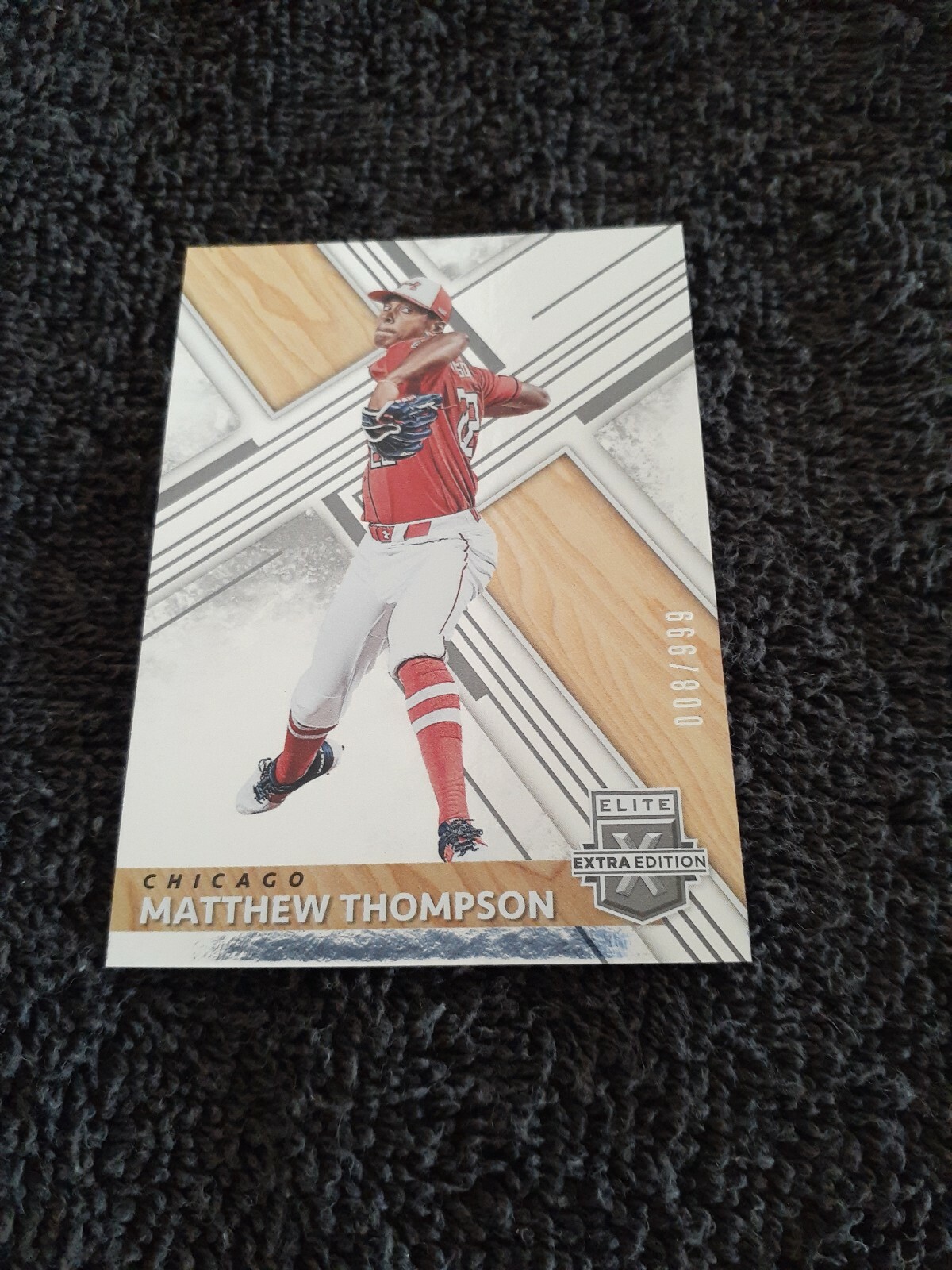 2019 Panini Elite Extra Edition Matthew Thompson Baseball Card #45 008/ ...