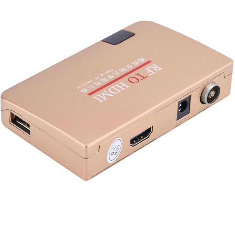 RF to HDMI Digital Convertor TV BOX Analog TV Receiver Adapter +Remote ...