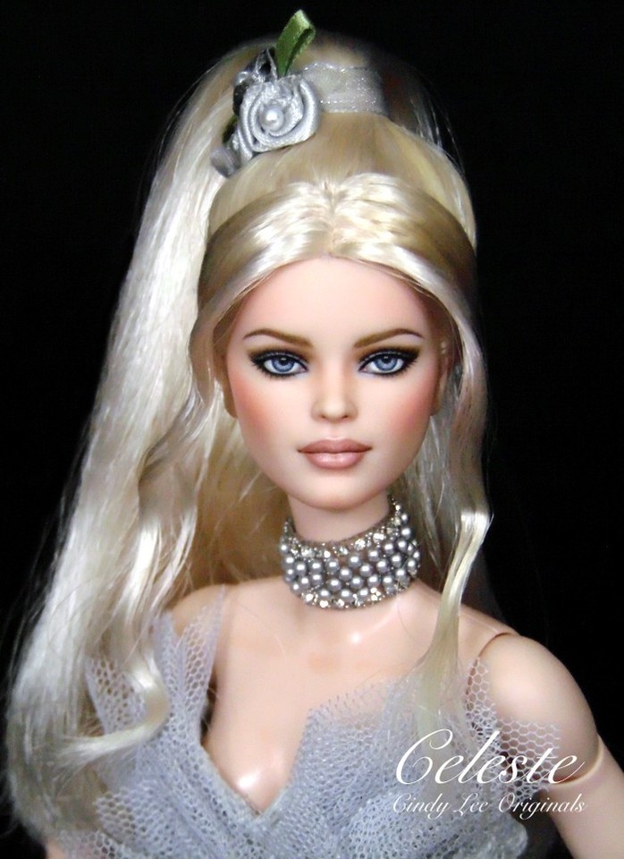 OOAK 12" Barbie Repaint Dressed Custom Art Doll "Celeste" by CINDY LEE ...