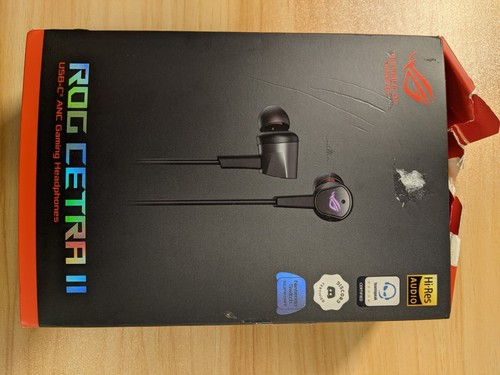 ASUS ROG Cetra II in-Ear, ANC, USB-C Wired Gaming Headphones | eBay