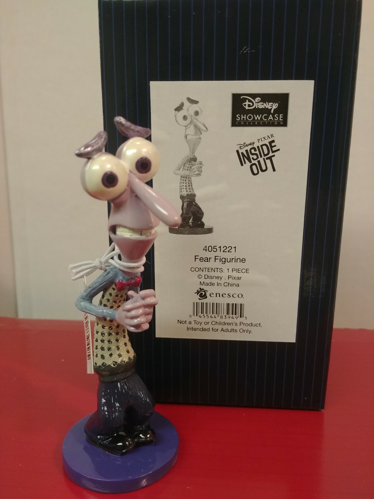 Disney Showcase Inside Out FEAR Figure 4051221 Glows in the Dark NEW | eBay