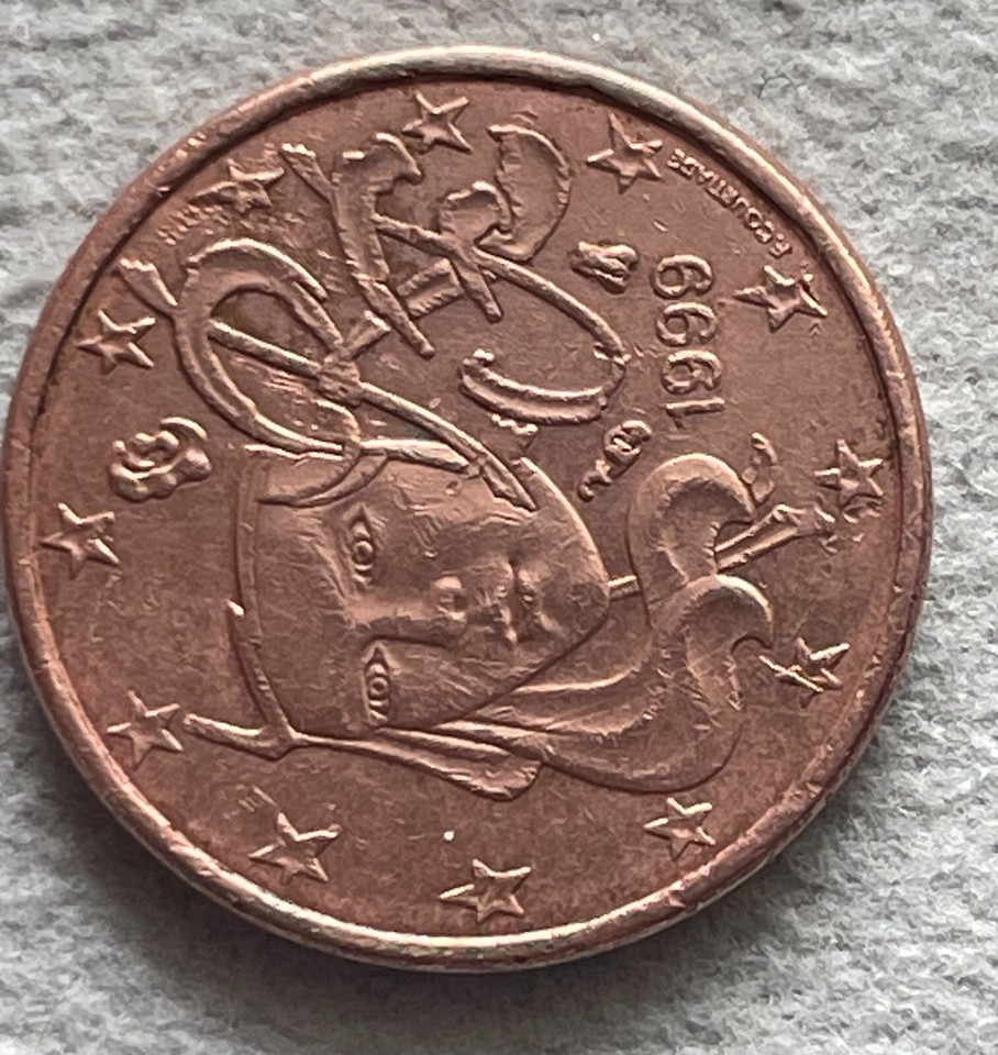 Rare 1 Euro Cent France Coin, 1999 | eBay