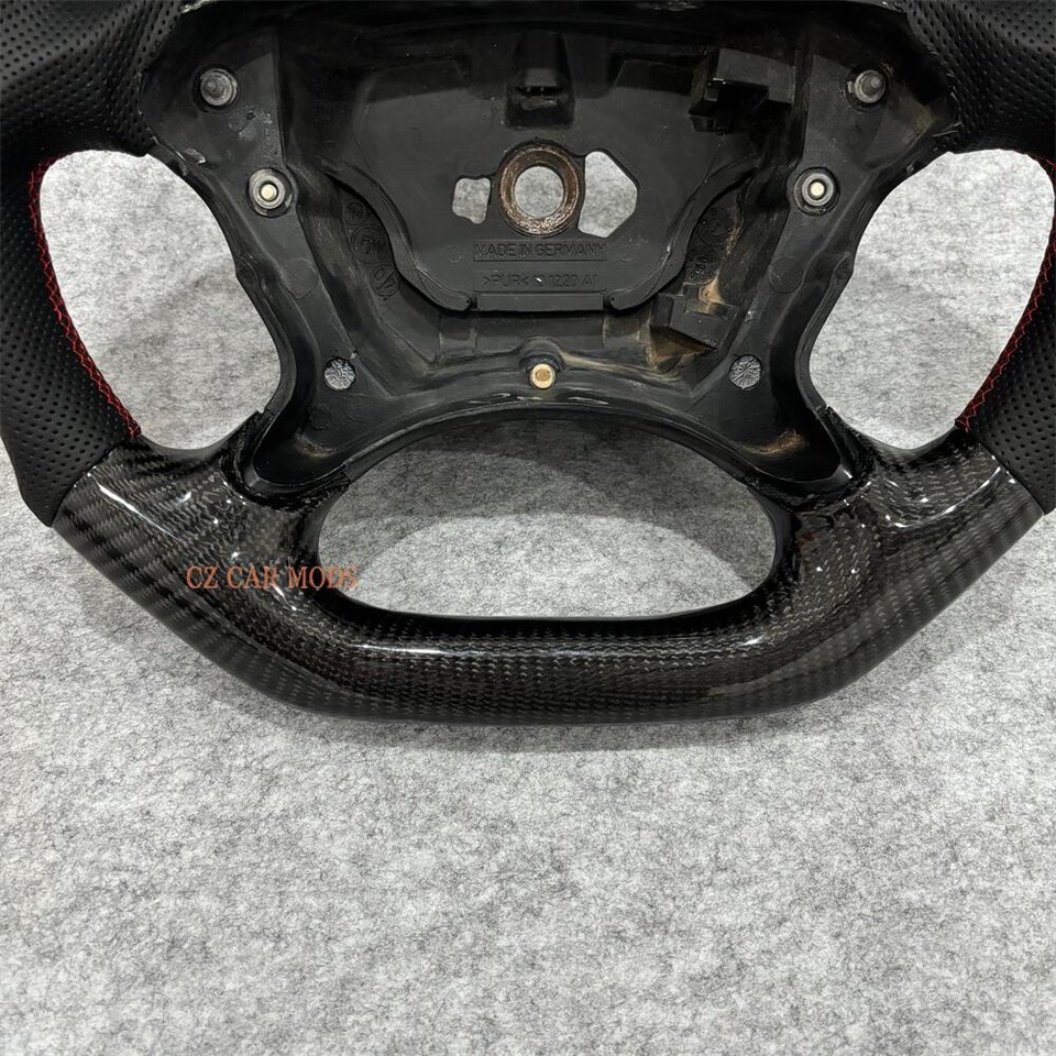 Carbon fibre Leather Steering Wheel For 2005 Mercedes-Benz W211 E55 AMG ...