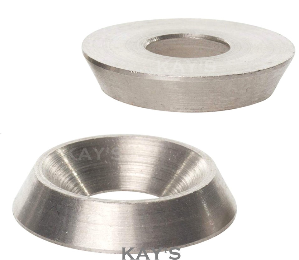 SOLID CUP WASHERS MACHINE TURNED SURFACE FINISHING WASHER A2 STAINLESS ...