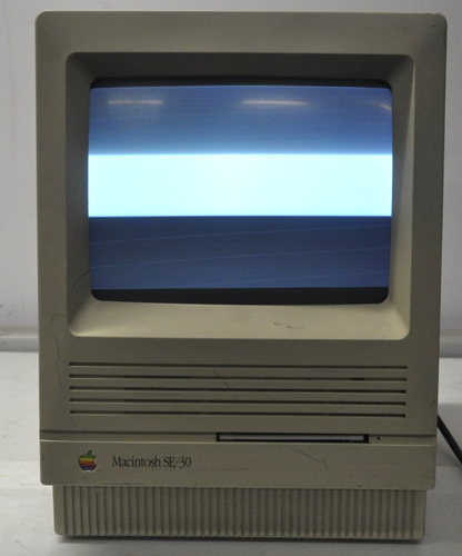 VINTAGE APPLE MACINTOSH SE/30 COMPUTER M5119 POWER ON UNABLE TO TEST ...