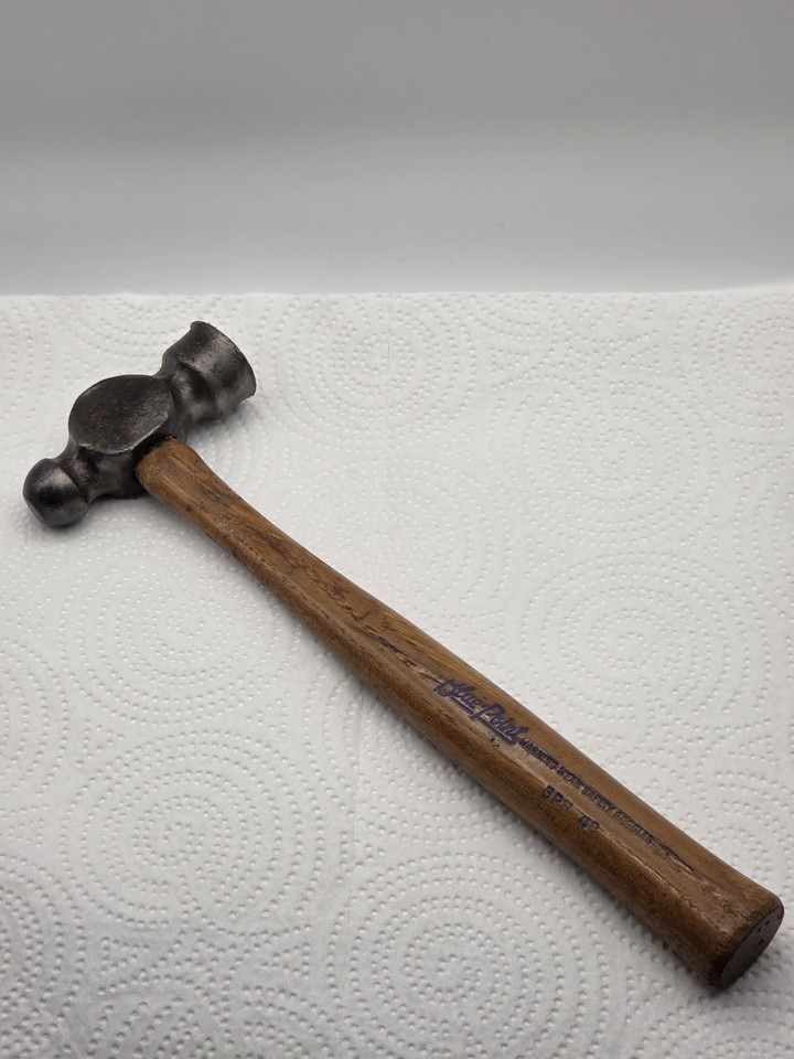 Blue Point BPH 4B Ball Peen Hammer Wood Handle Good Condition | eBay