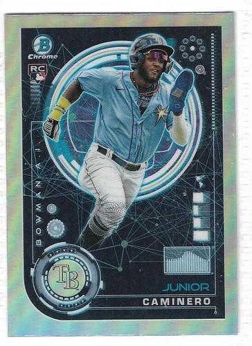 JUNIOR CAMINERO (TAMPA BAY RAYS) - 2024 BOWMAN CHROME "BOWMAN AI ...