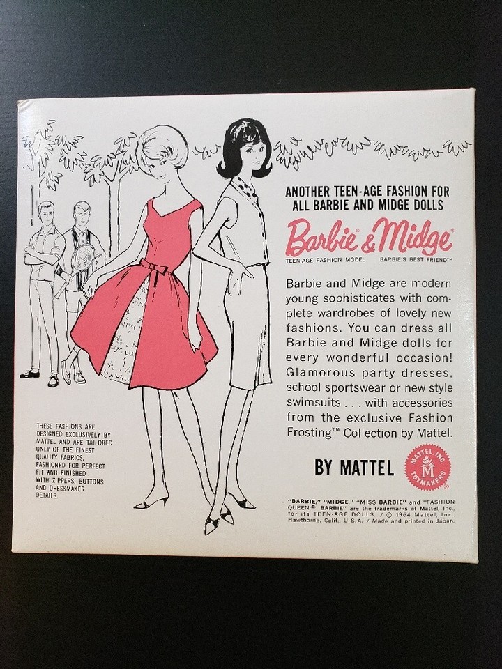 Vintage Barbie & Midge 1604 Crisp 'n Cool 1964 HTF NRFP NRFB MIB MOC ...