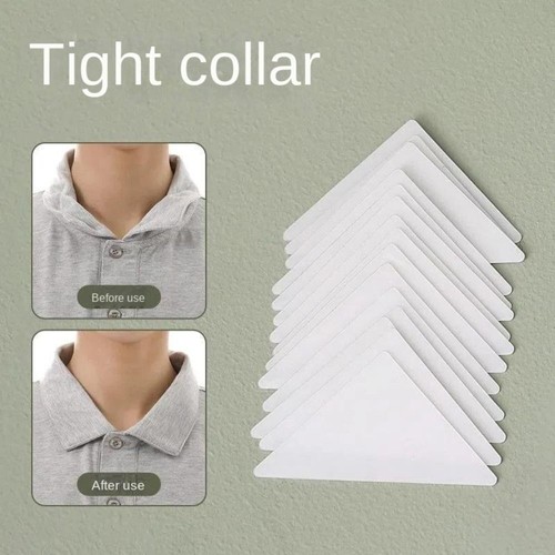 10pcs Anti-roll Collar Sticker Collar Stays Shirts Collar Tidy Stickers ...