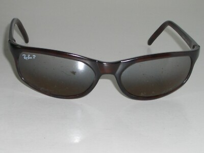 RAY BAN RB2030 PS8 GRADIENT MIRRORED POLARIZED LENS PREDATOR WRAP ...