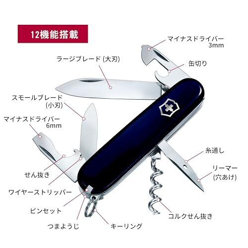 VICTORINOX Spartan Swiss Army Knife, Multi-function Knife, 10-Touch ...