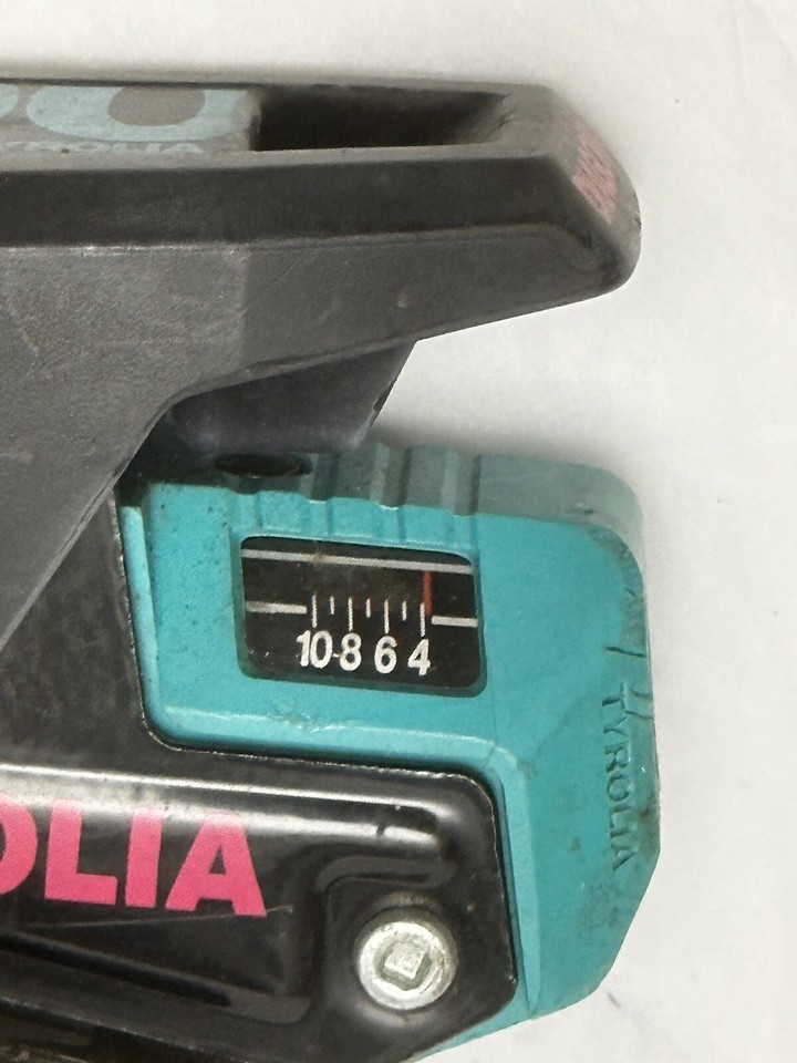Vtg Tyrolia 490 bindings 4 Heels Teal Pink Black | eBay