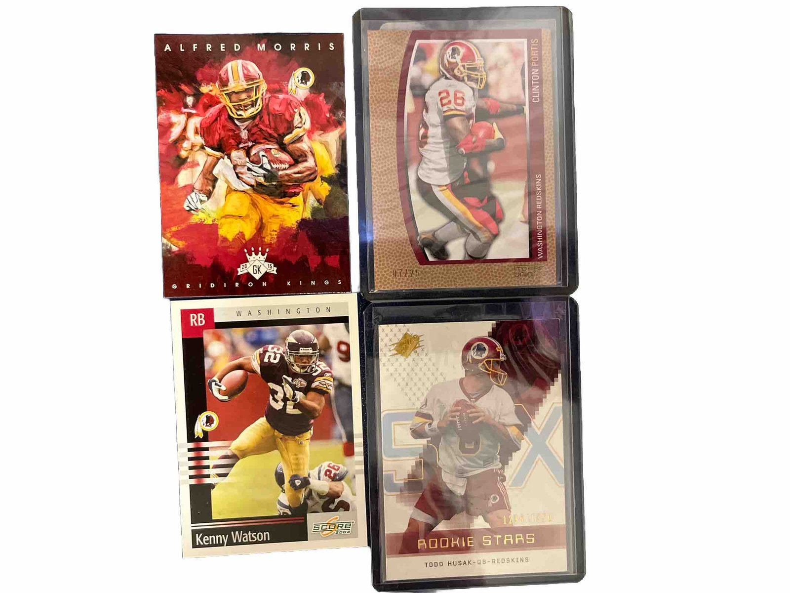 WASHINGTON REDSKINS LOT. ROOKIE CARDS RC. CLINTON PORTIS, TODD HUSAK ...