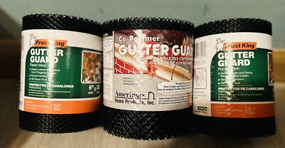 Frost King Gutter Guard 6" x 20' VX620 Co Polymer 6”x20 Approx 100ft ...