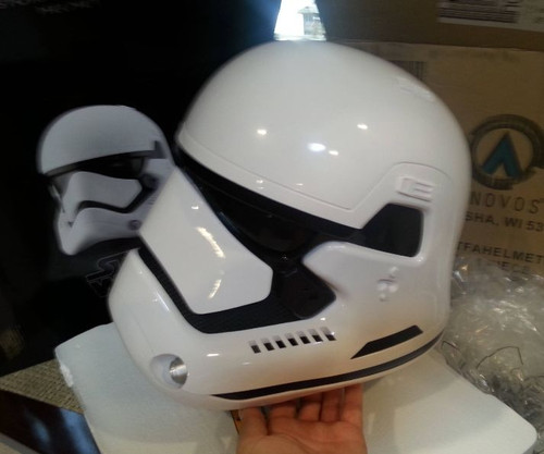 ANOVOS STAR WARS Prop First Order Stormtrooper Prop Replica Helmet New ...