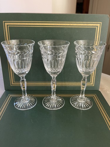 Stuart Crystal "SENATOR" Sherry / Port Glasses X 3 15.8cm (6-1/4") Tall ...