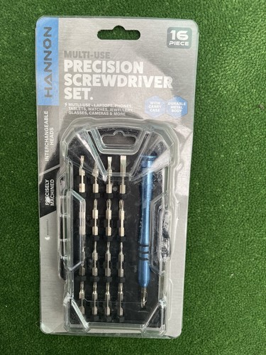 HANNON 16 Pc Precision Screwdriver Set with Carry Case | eBay UK