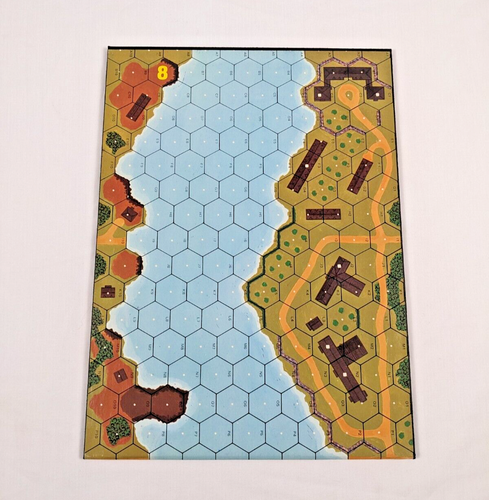 SQUAD LEADER War Board Game GI ANVIL OF VICTORY **Map Board #8 Only ...