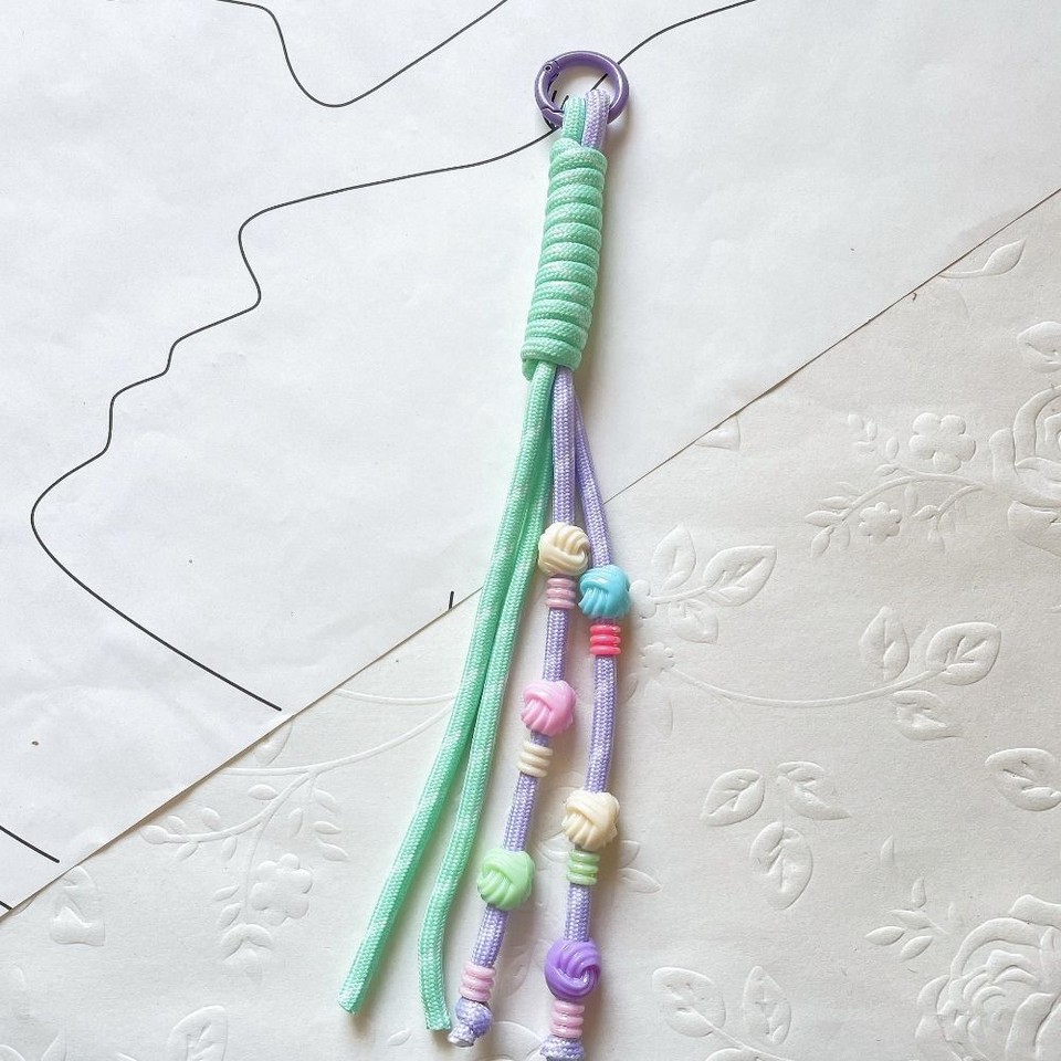 Keychain Clothing Personalized Weaving New Colorful Creative Weaving ...