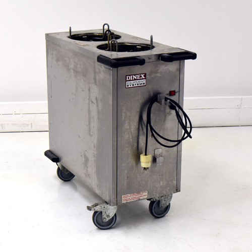 Dinex TSH2A Heated Plate/Dish Warmer Dispenser Stainless Steel 2-Stack ...