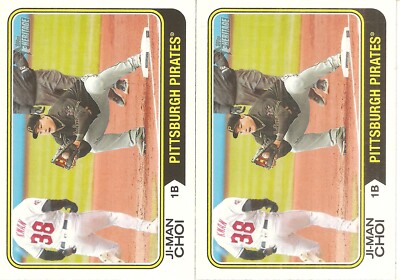 2 CARD 2023 TOPPS HERITAGE JI-MAN CHOI BASEBALL CARD LOT #395 | eBay