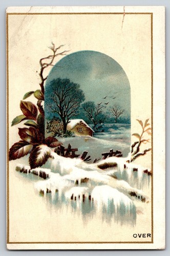 C.K. Whitner & Son Clothing Reading, PA Victorian Trade Card - Winter ...