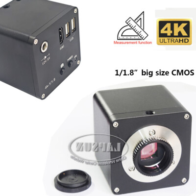 4K 1080P 8MP 1/1.8" HDMI Video Microscope Industry Camera with ...