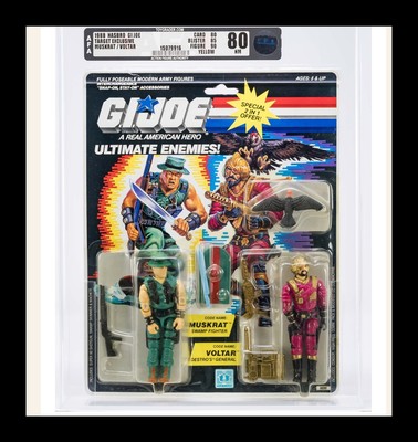 Vintage 1988 Hasbro GI Joe Muskrat/Voltar 2-Pack Target Exclusive MOC ...