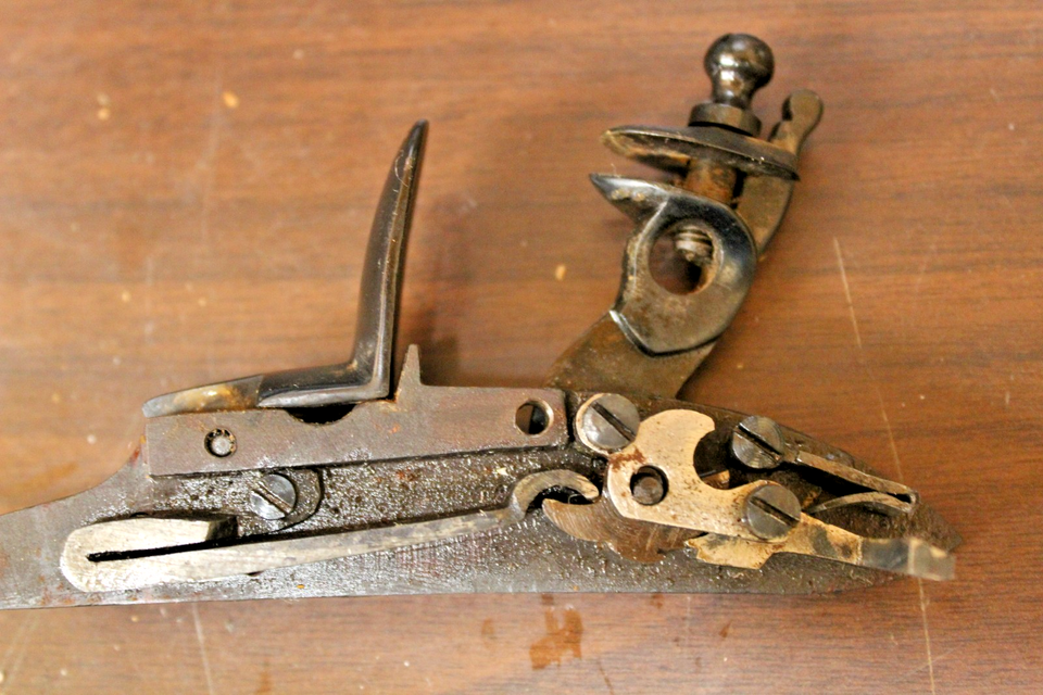 Unmarked Flintlock Lock Assembly 4.75 in Overall Length | eBay