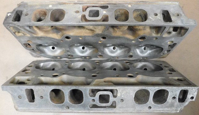 Chevy Big Block 454 BBC 049 Oval Port 353049 Cylinder Heads Pair ...