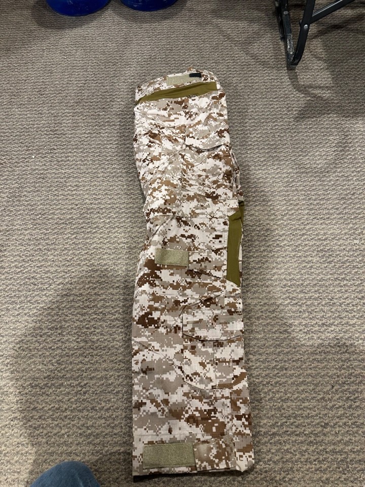 Crye Precision DRIFIRE Combat Pant G3, USMC Desert MARPAT, sz: 36 Reg ...