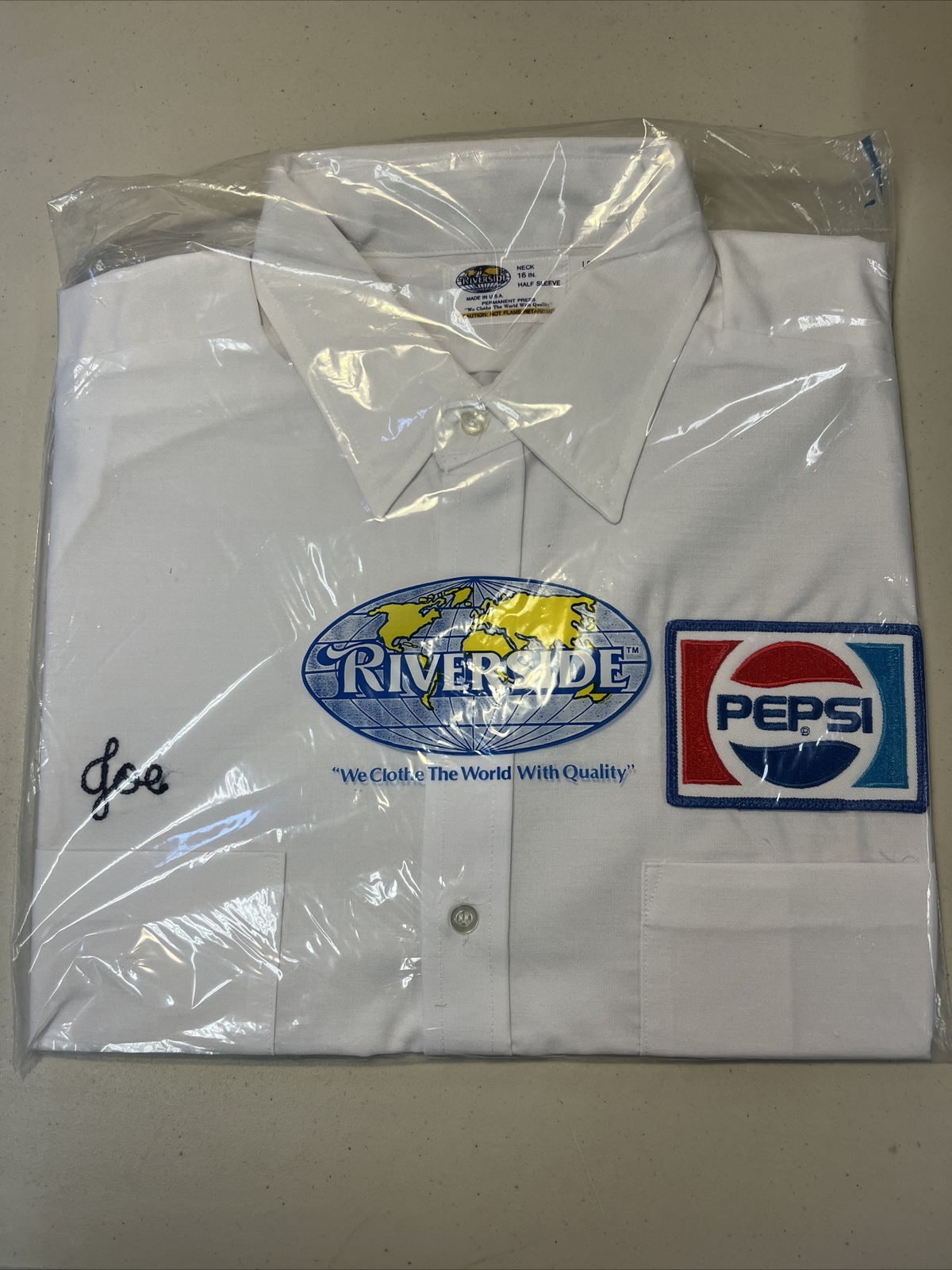 Vintage Riverside Pepsi Employee, Half Sleeve Work Shirts, Never Opened ...