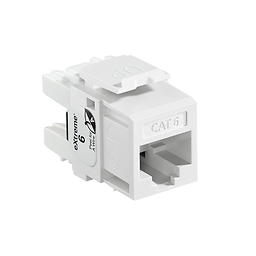 Leviton 61110-RW6 eXtreme CAT6 QuickPort Jack, White | eBay