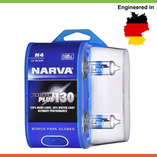 NARVA H4 Globe 12V 60/55W Platinum Plus 130 2 Pack For Toyota Land ...