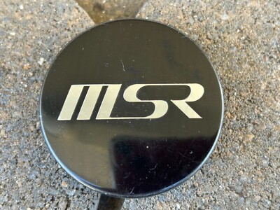 MSR CUSTOM WHEEL CENTER CAP GLOSS BLACK FINISH 3217 DIAMETER 2 1/2" | eBay