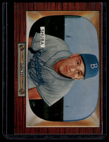 George Shuba 🟣 1955 Bowman #66 EX SUPER SHARP! | eBay