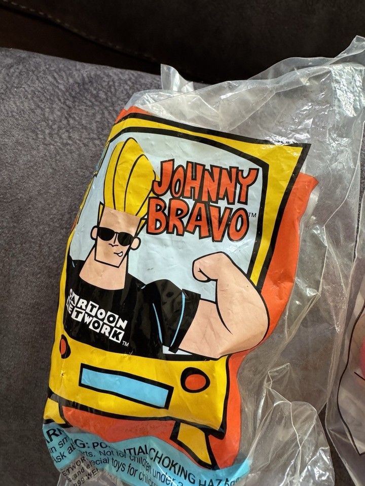 Johnny Bravo “Weightlifting” toy, 1999 Cartoon Network Kids’ Meal Mcdonalds | eBay