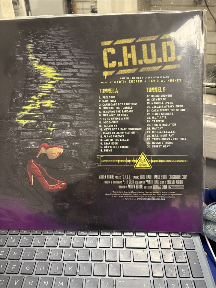 C.H.U.D. * MARTIN COOPER & DAVID A. HUGHES * US LIMITED COLOUR VINYL ...