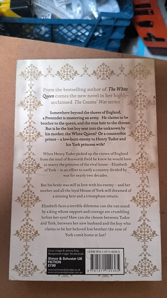 The White Princess English Novel Book By Philippa Gregory -NEW BUT ...