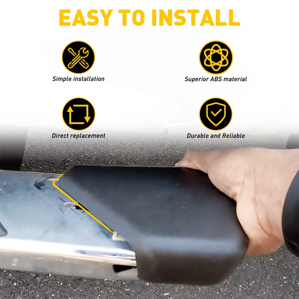 For 2015-2022 Ford F150 running board REAR cap end Left Driver side ...