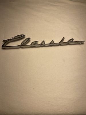 1962 - 1964 AMC Rambler Classic Fender Script Emblem | eBay