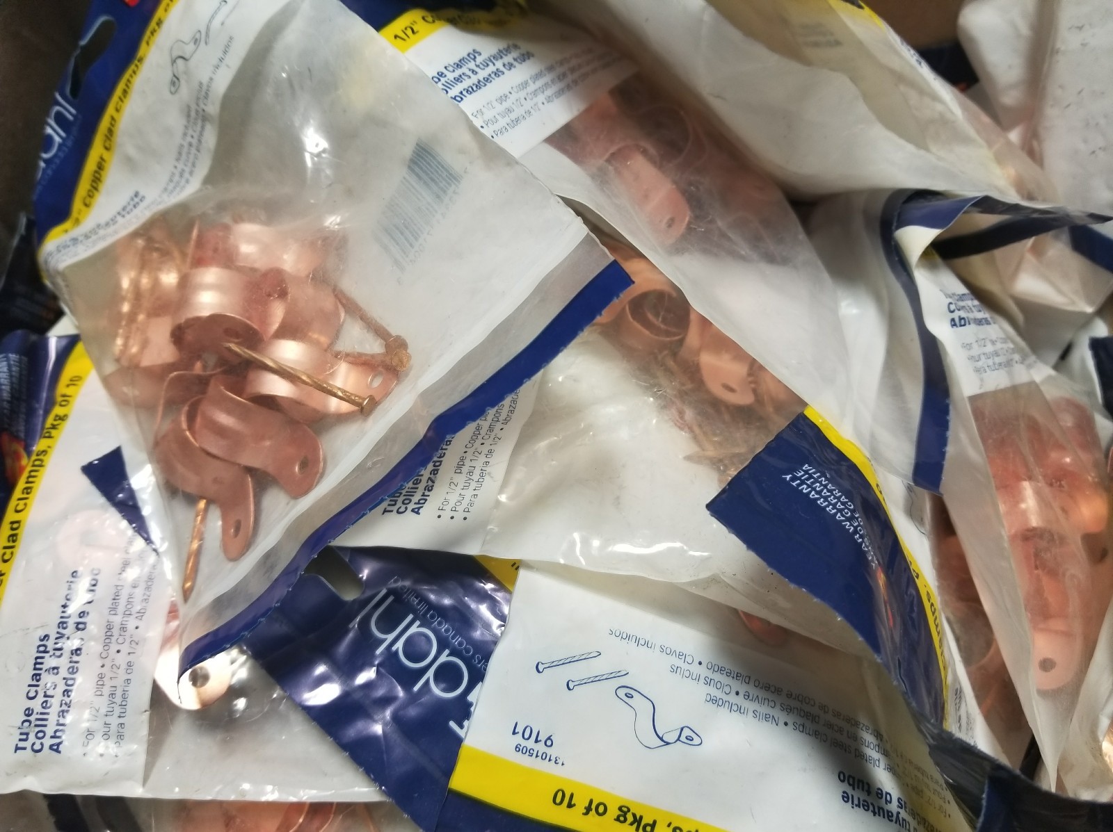 300 pcs Copper Clad Clamp 1/2", 9101, Dahl Brothers, SKBAWA-b051 | eBay