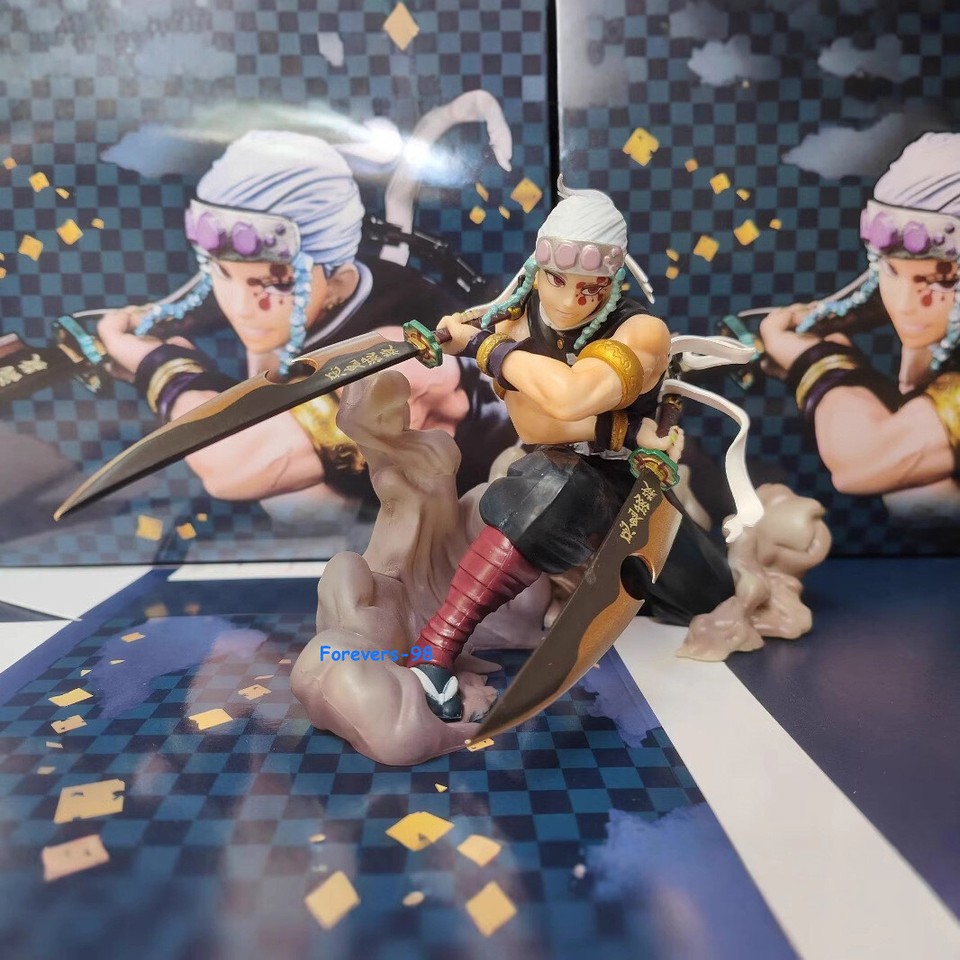 Anime Demon Slayer Uzui Tengen Model Toy PVC ABS Statue Figure Gift ...