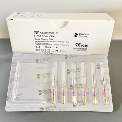 8 Packs 25mm S1 Purple ProTaper Gold Dental Endo Root Canal Rotary ...