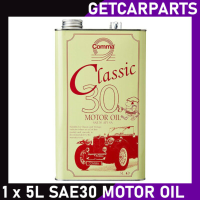 Comma Classic Motor / Car Oil SAE 30 Contains 5 litres - CLA305L | eBay UK