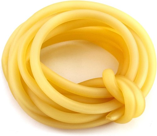 QWORK Natural Latex Rubber Tubing, 1/4" OD 3/16" ID 10Ft Surgical Tube ...